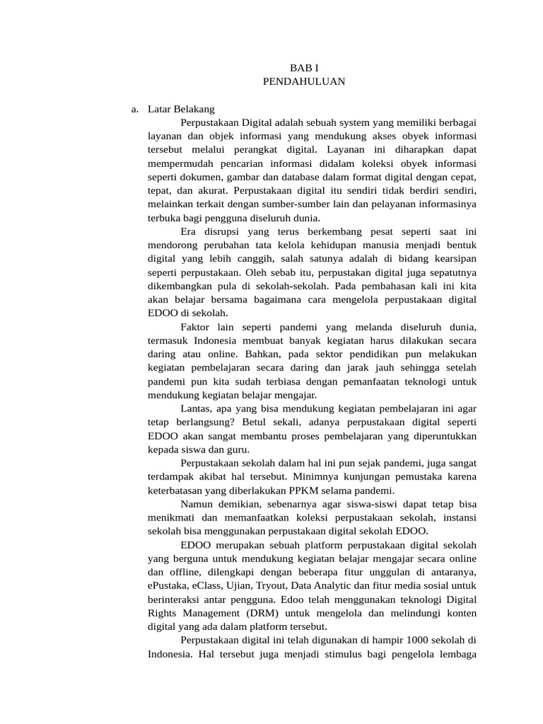 Laporan Perpus Digital | PDF