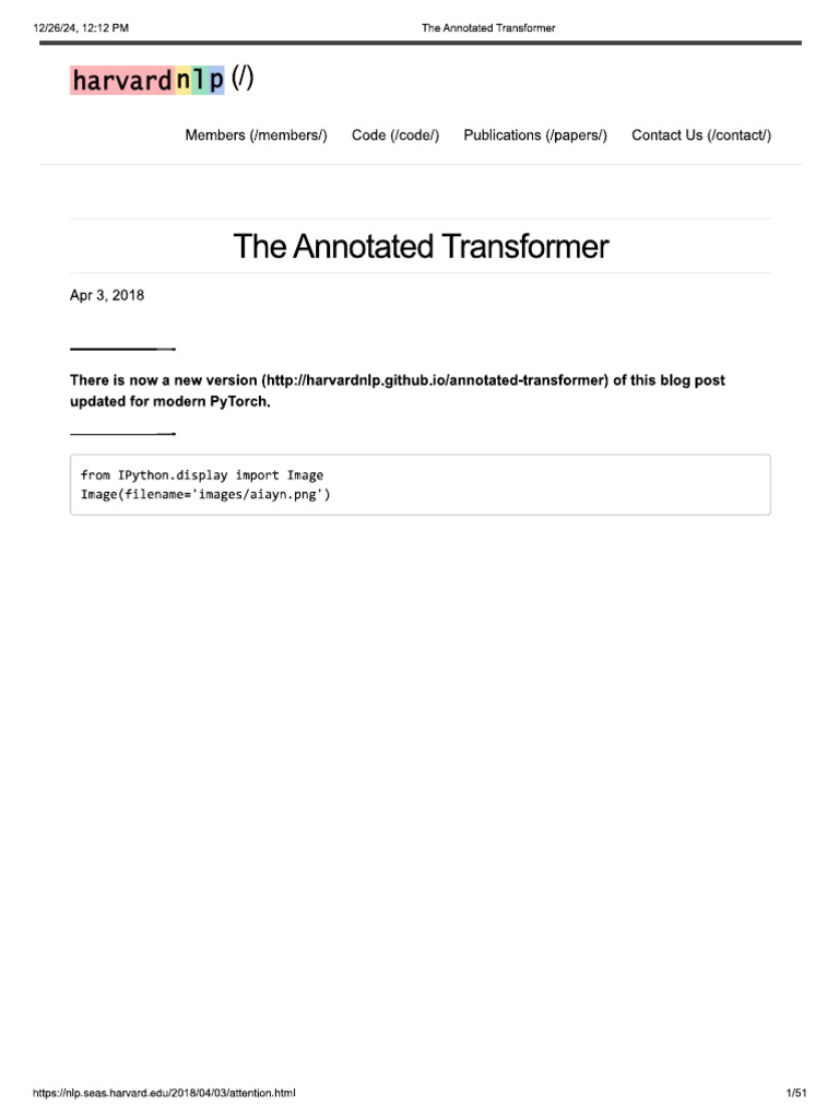 Transformer Implementation | PDF