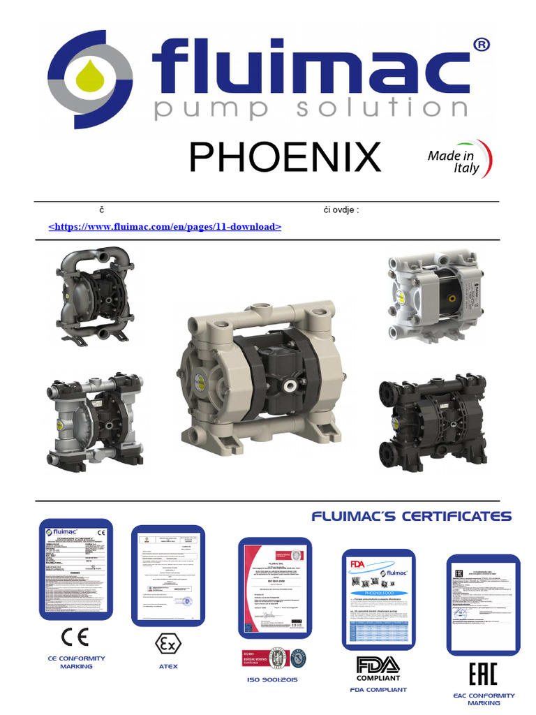 Katalog Svih Modela Fluimac Phoenix | PDF | Polymers
