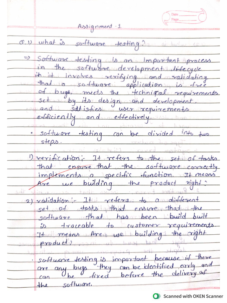 Stqa Assignment 1 Pdf