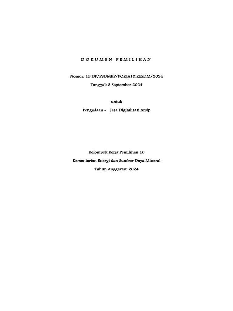 15 DP Digitalisasi Arsip Rev 1 | PDF