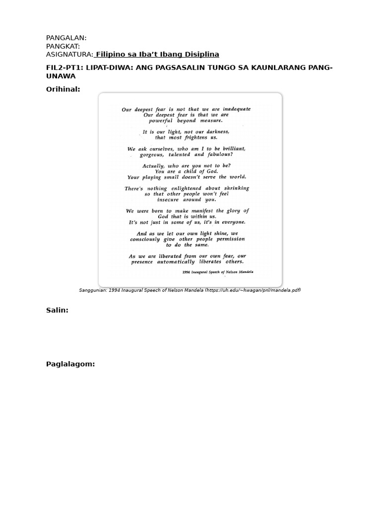 Fil2 PT1 | PDF