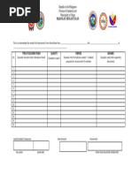 BADAC FORM - Document Transmittal Form | PDF