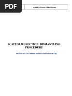 Scaffold Erection and Dismantling Guide | PDF | Scaffolding