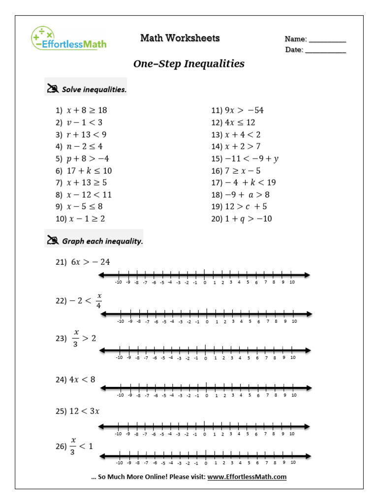 One Step Inequalities | PDF | Theoretical Computer Science ...