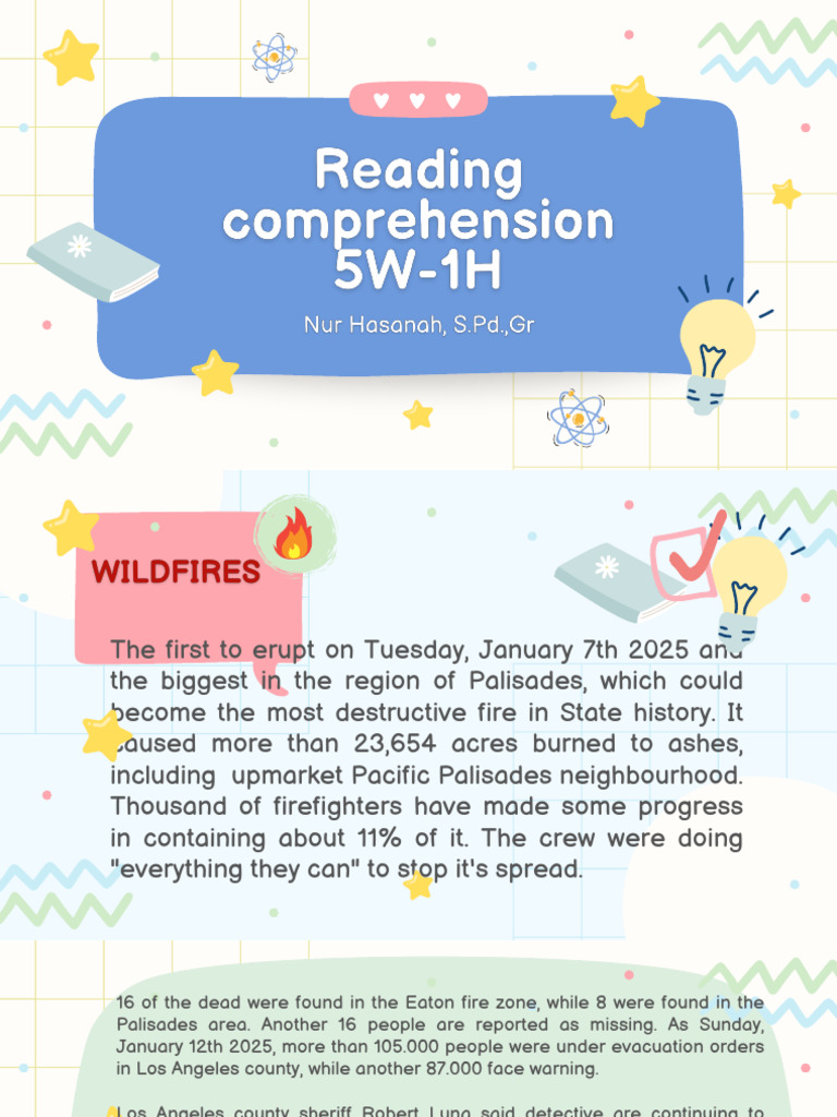 Reading Comprehension 5W-1H - 20250113 - 125749 - 0000 | PDF