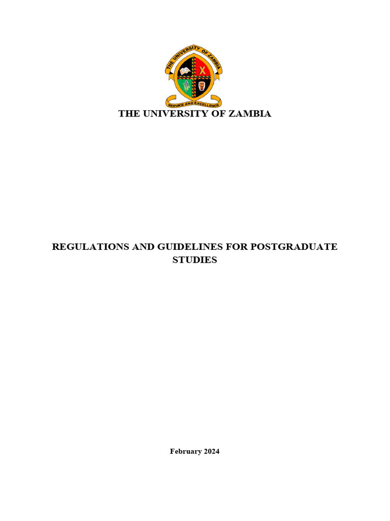 Postgraduate Regulations & Guidelines - FINAL - Fe_241106_091603 (8) | PDF | Thesis ...