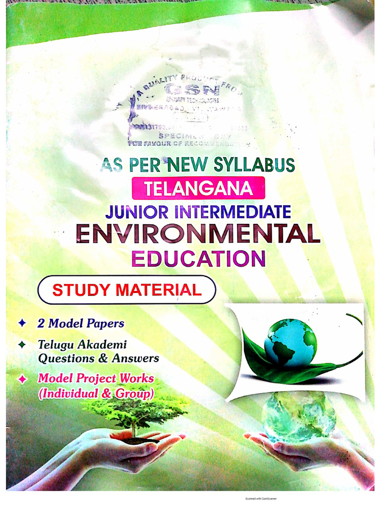 EVS Study Material | PDF