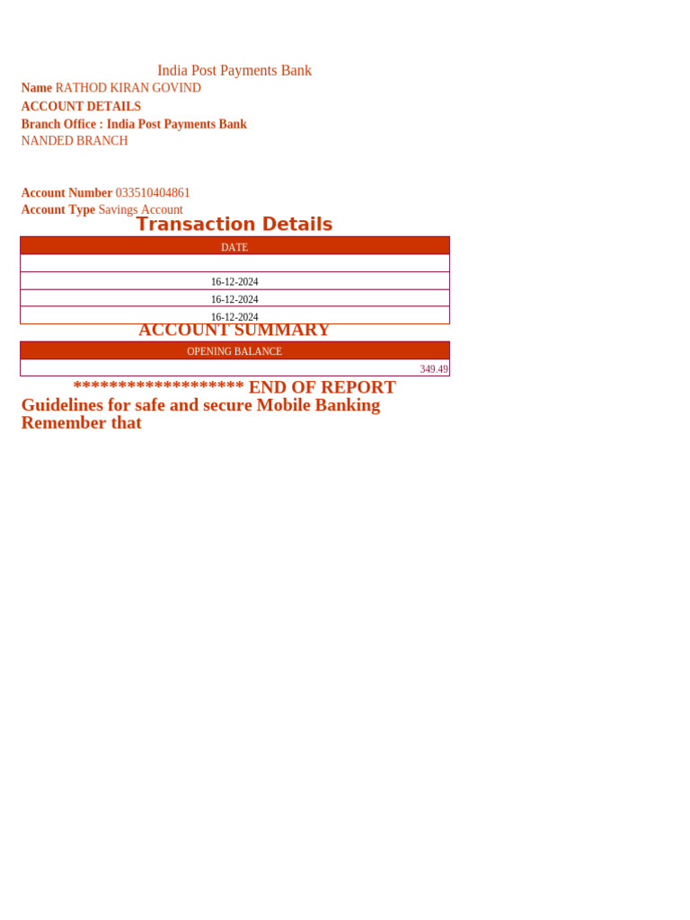 AccountStatement Report 6061911319 28122024 10 10 | PDF
