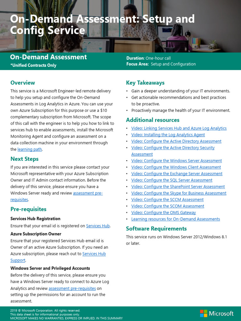 Microsoft RAP Assessment Setup Guide | PDF | Microsoft Azure ...