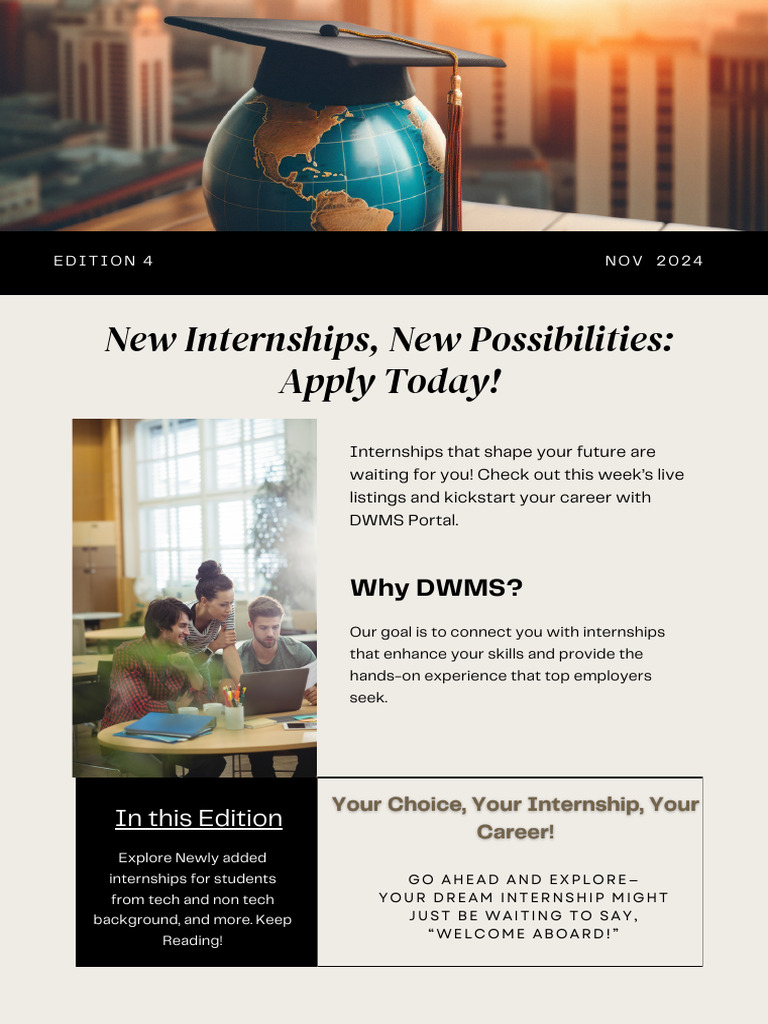 Live Internship Vacancies (W4) | PDF | Internship | Job Hunting