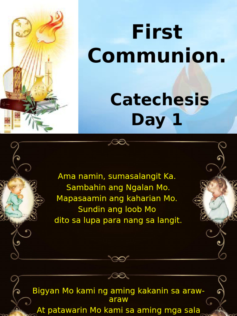 Banal na Santatlo sa Unang Komunyon | PDF | God The Father | Trinity