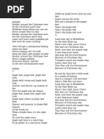 Rockin' Around The Christmas Tree Lyrics | PDF | Art | Poetry