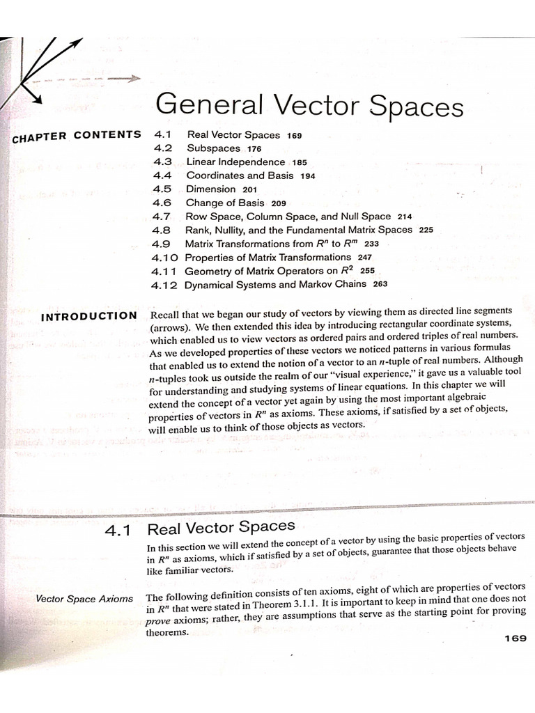 Linear Algebra Notes | PDF