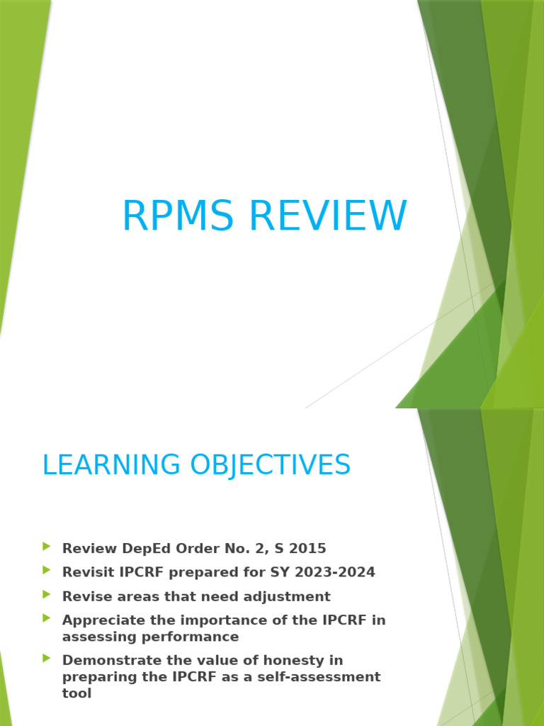 RPMS-REVIEW | PDF