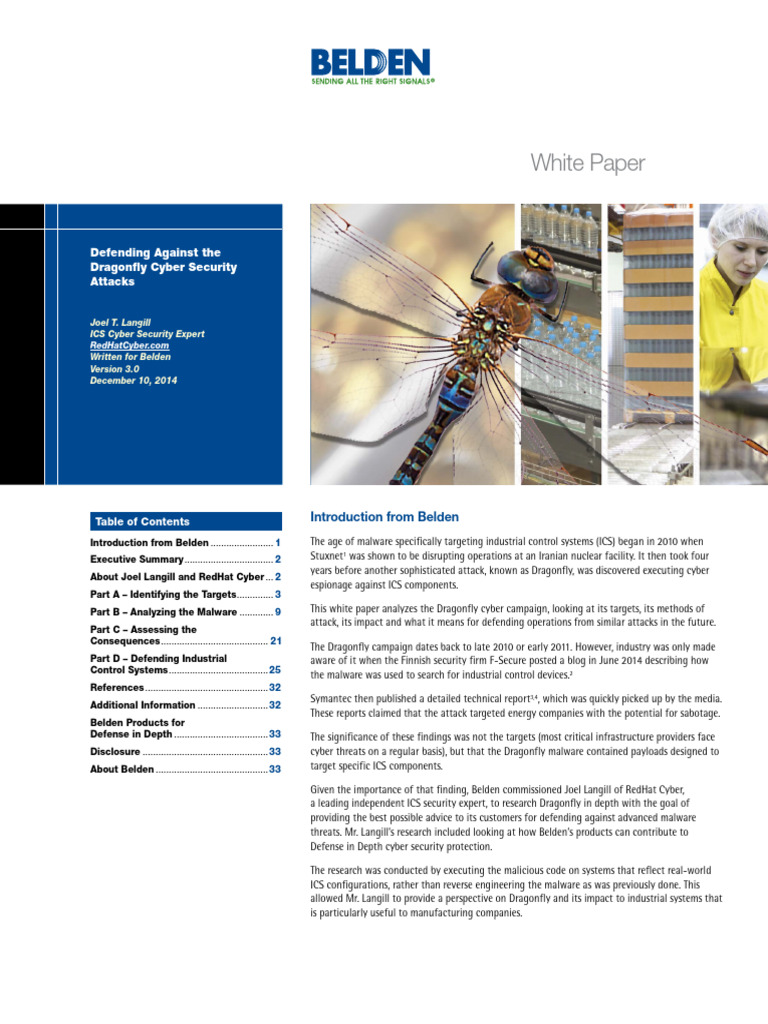 Belden - Defending Against the Dragonfly Cyber Security Attacks v3.0 ...