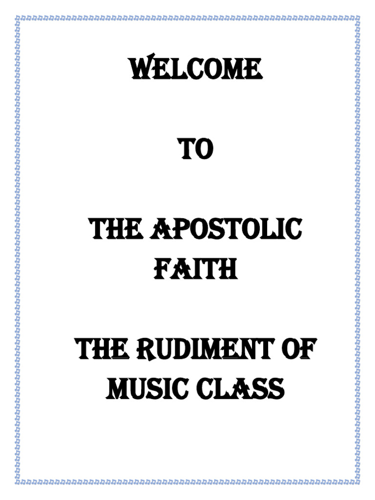 Rudiment of Music Handout-1 | PDF | Clef | Scale (Music)