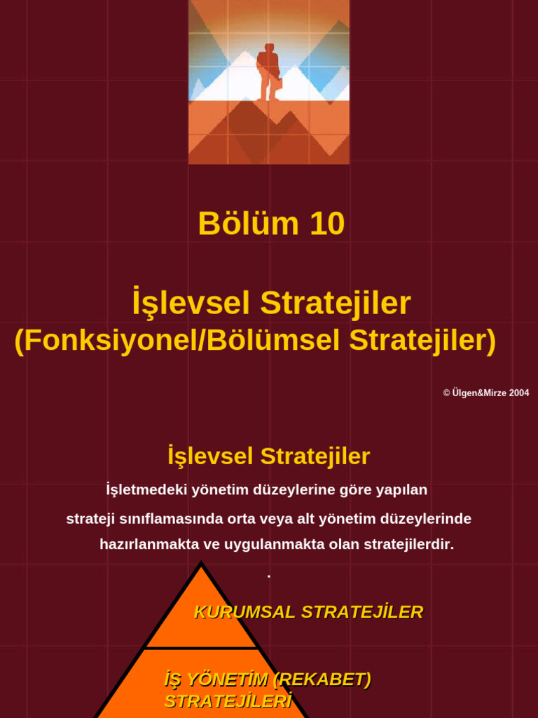 10.Bolum Işlevsel Stratejiler | PDF