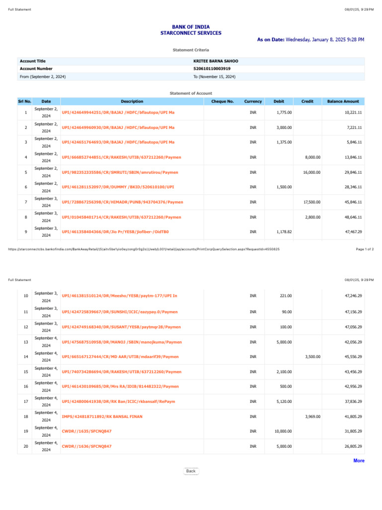 Full Statement1 | PDF | Payments | Personal Finance