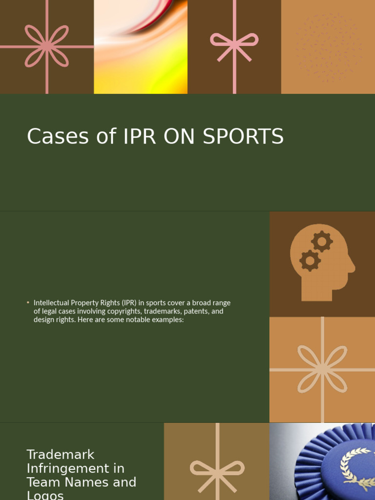 Cases of Ipr On Sports | PDF | Intellectual Property | Intellectual ...