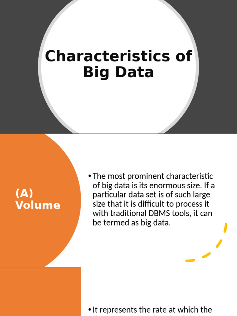 Characteristics of Big Data | PDF