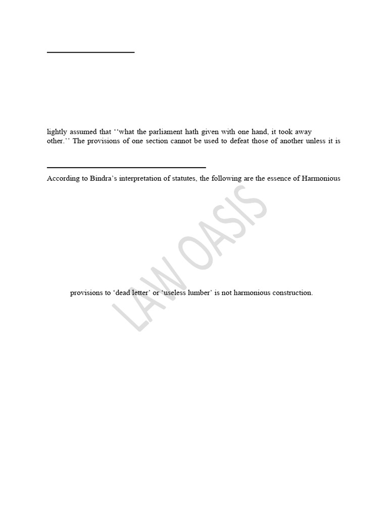 harmonious construction | PDF