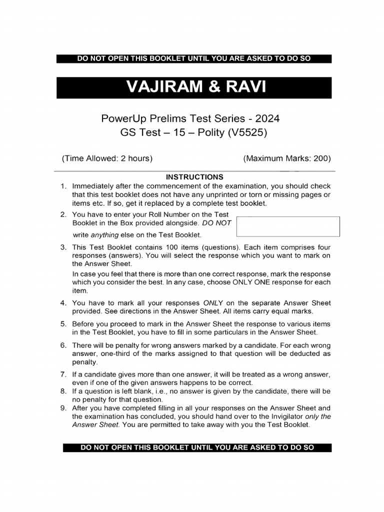 VAJIRAM_T15_Questions_2024 | PDF