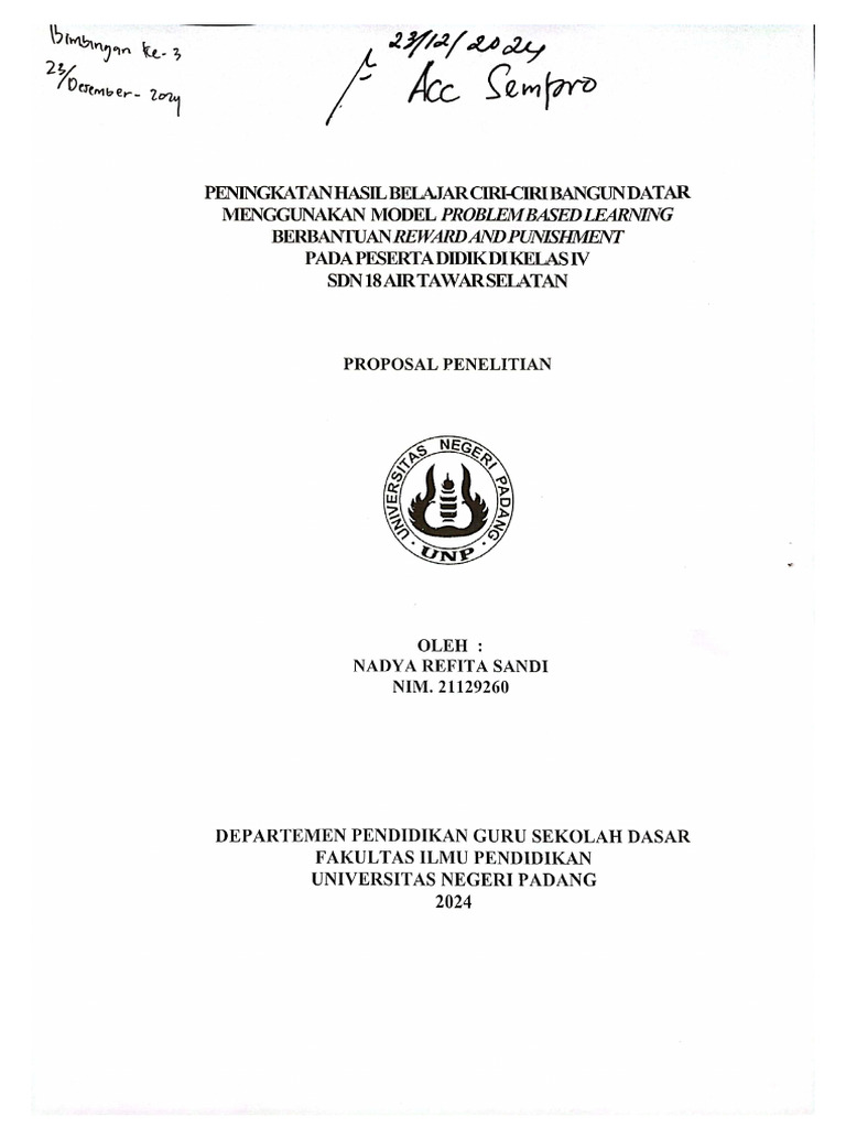 Lembar Cc Sempro (1) | PDF