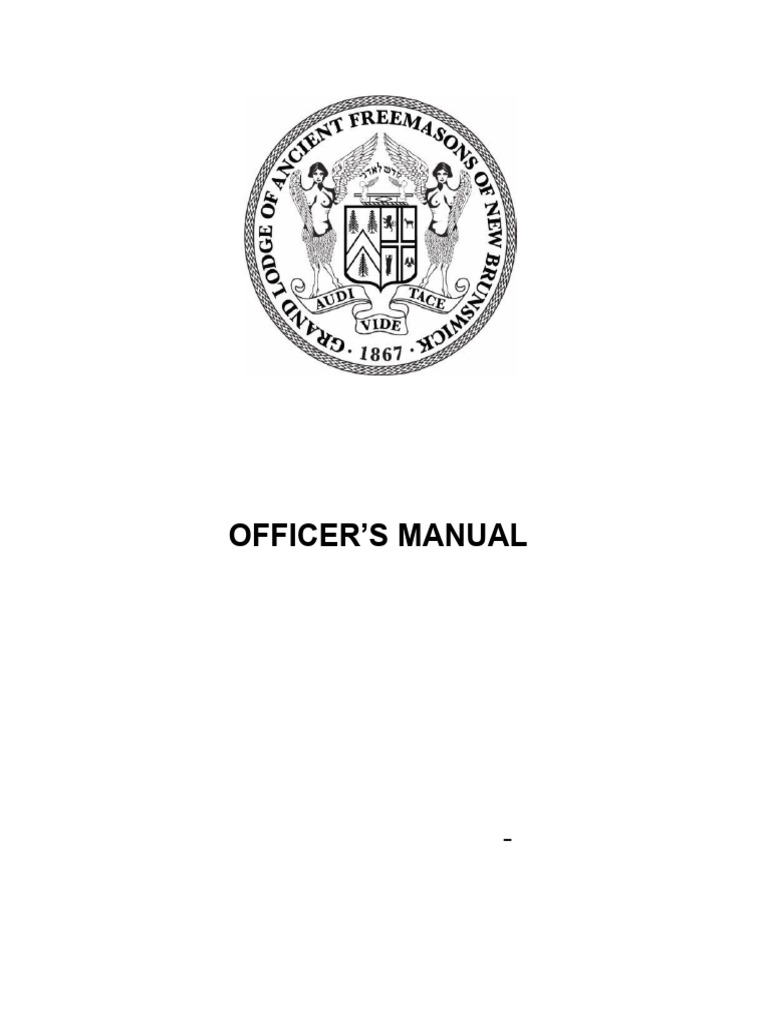 Officers_Manual_Final_2024 | PDF | Masonic Lodge | Guild