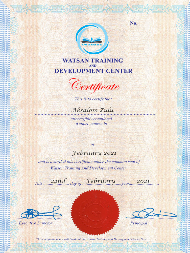 Leadership and Teamwork Certificate | PDF