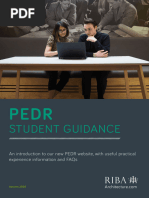 PEDR Student guidance with FAQs for 2025 approved | PDF | Architect | Employment