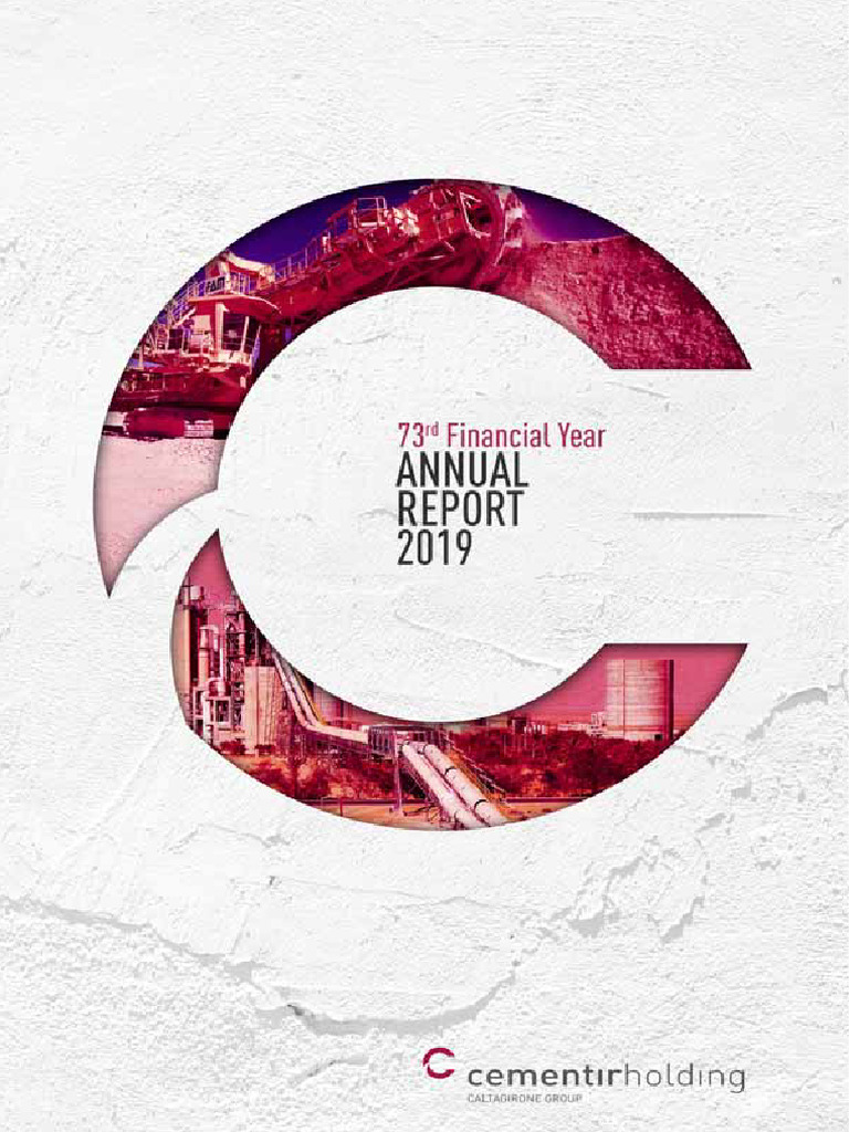 Cementir Holding 2019 Annual Report | PDF | Dividend | Equity (Finance)