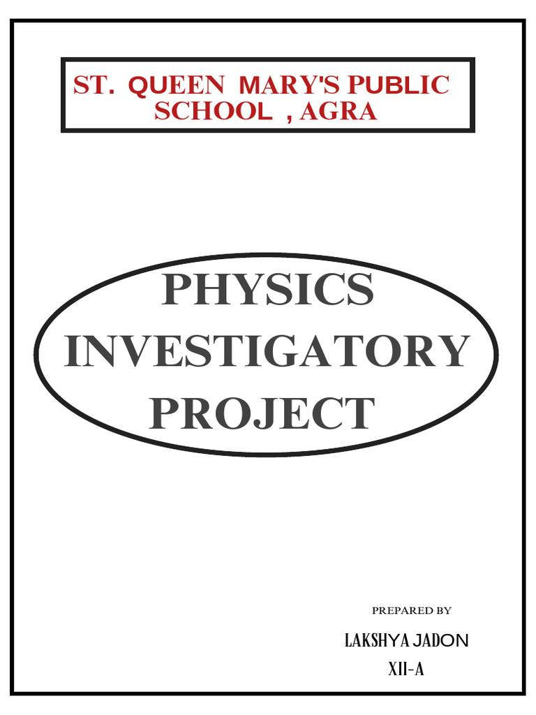 686492797 Adhil Shabeer Physics Project (2) (1) | PDF | Torque | Force