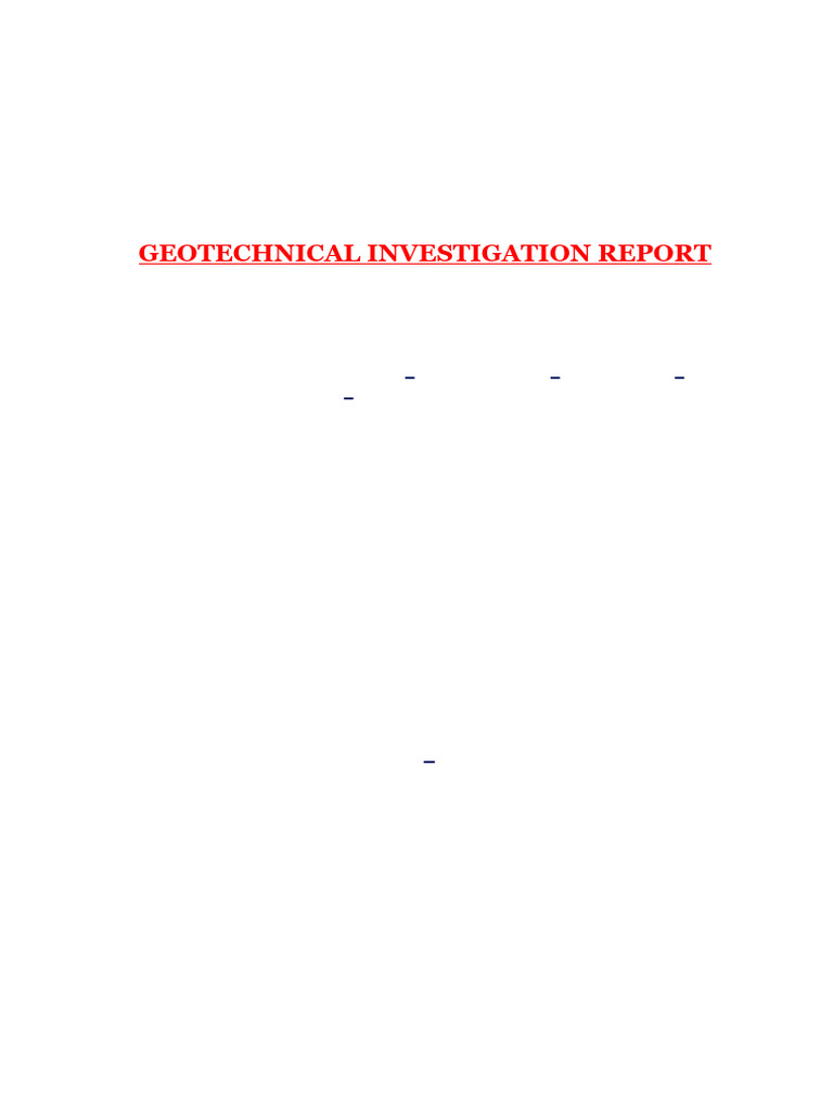Volume IV - Geotechnical Survey and Topography | PDF | Earth Sciences