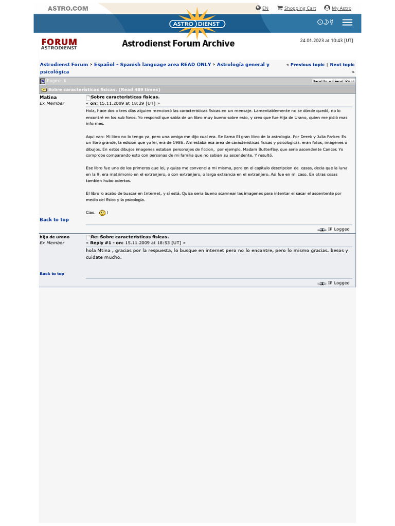 Astrodienst Forum Archive: Astrodienst Forum Español - Spanish Language ...
