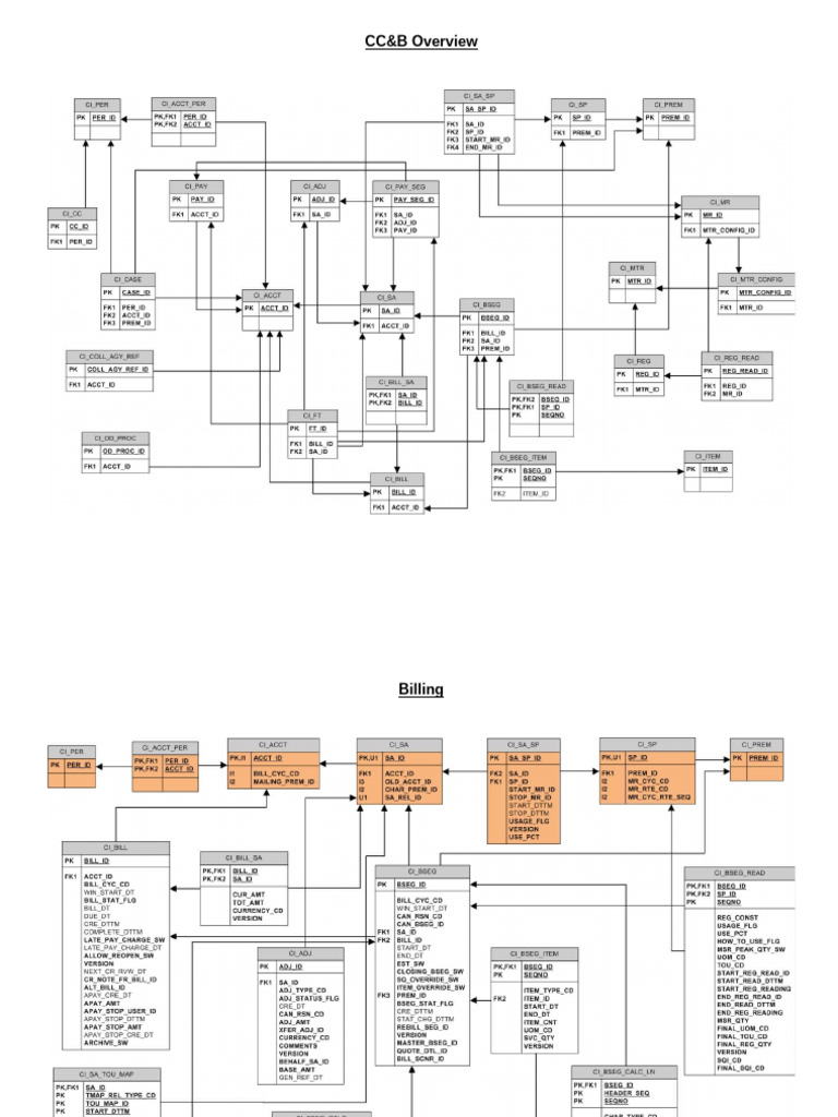 CCB_Data Model e | PDF