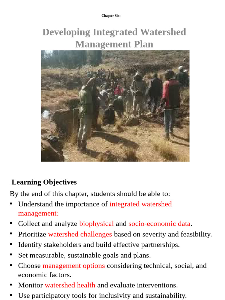 Integrated Watershed Management Guide | PDF | Sustainability | Evaluation