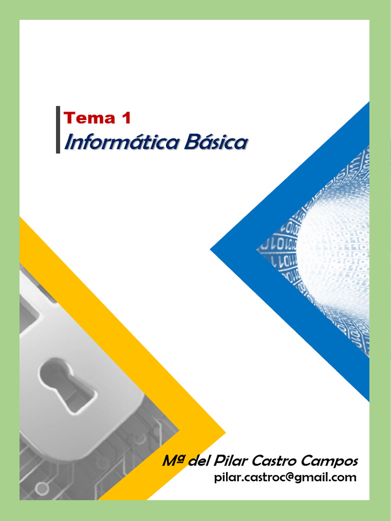 Tema 1 - Informática Básica | PDF | Memoria de acceso aleatorio ...