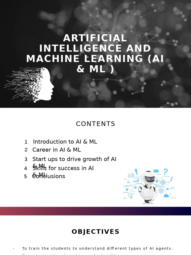 Artificial Intelligence and Machine Learning (Ai & ML) | PDF | Artificial Intelligence ...