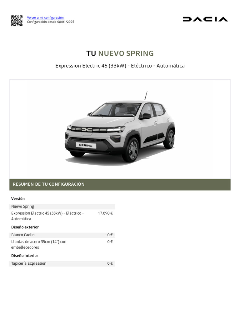 Nuevo Spring Expression Electric 45 (33kW) | PDF | Sistema de freno ...