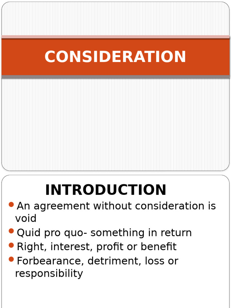 3.Law of Contract- Consideration (1) | PDF