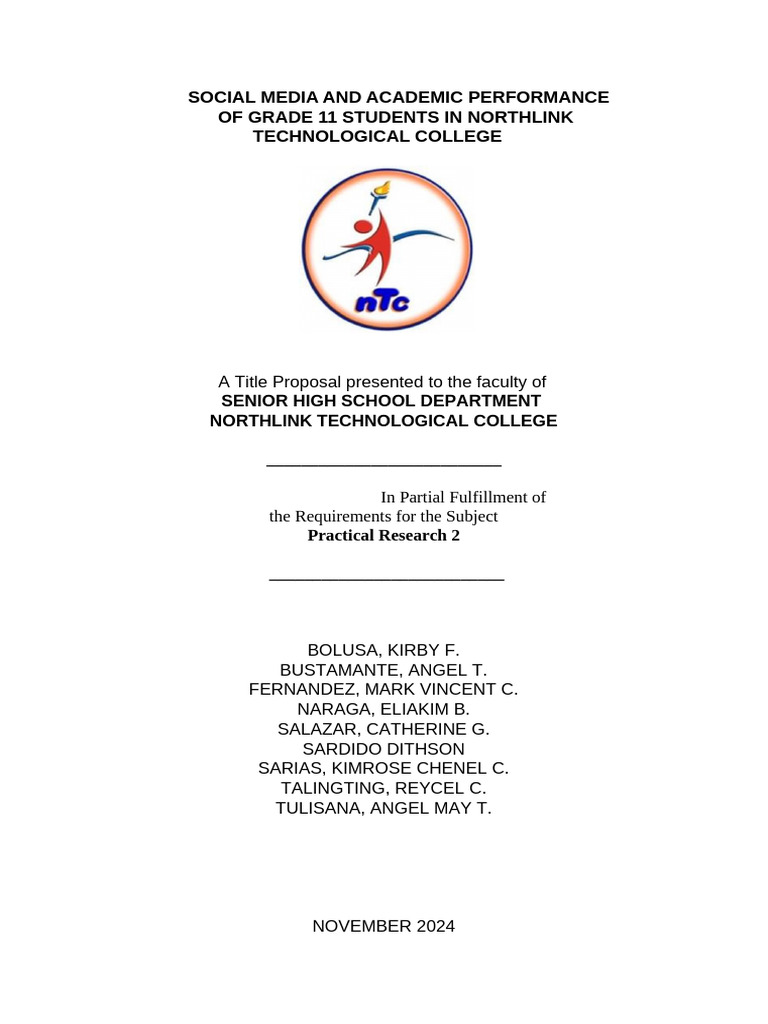 NTC Practical Research Eng 03 | PDF | Social Media | Popular Culture ...