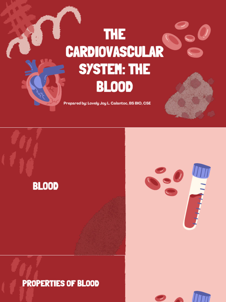 Understanding Blood: Properties & Types | PDF