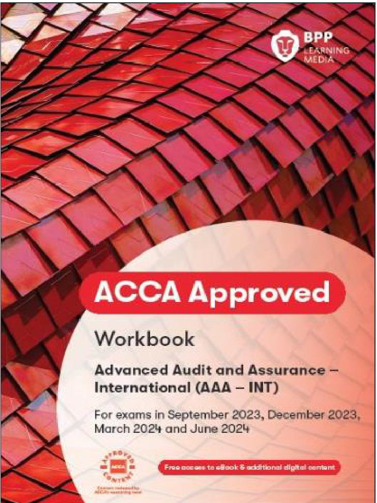 AAA BPP Workbook 23-24. | PDF