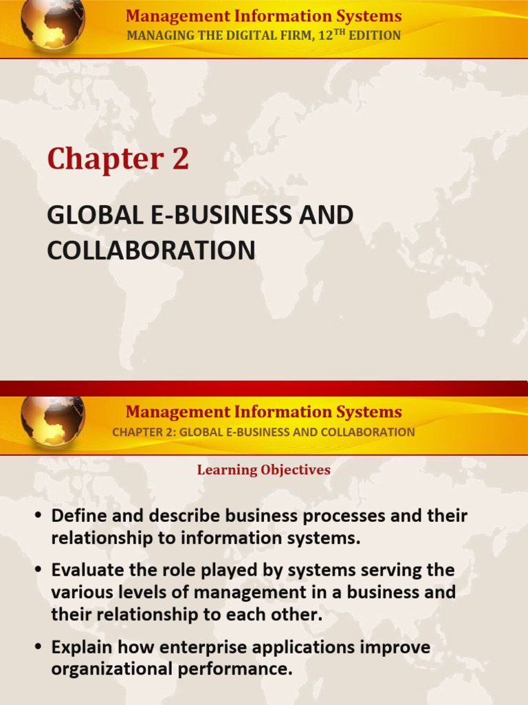PMIT 6108 Lecture 2 Global E-Business-And-Collaboration | PDF | Business Process | Decision ...