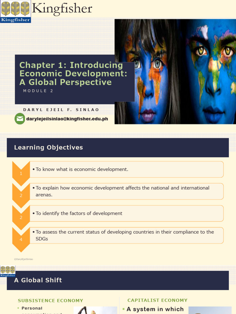 Module 2 Chapter 1 Introducing Economic Development Global Perspective | PDF | Economics ...