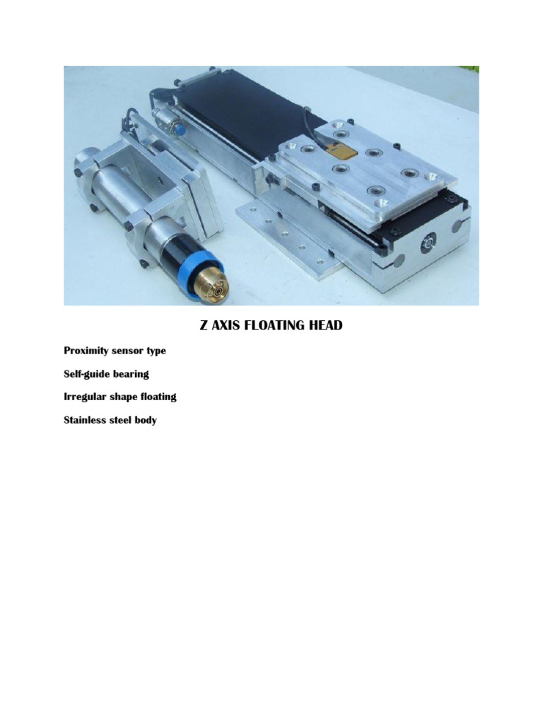 Z AXIS FLOATING HEAD | PDF