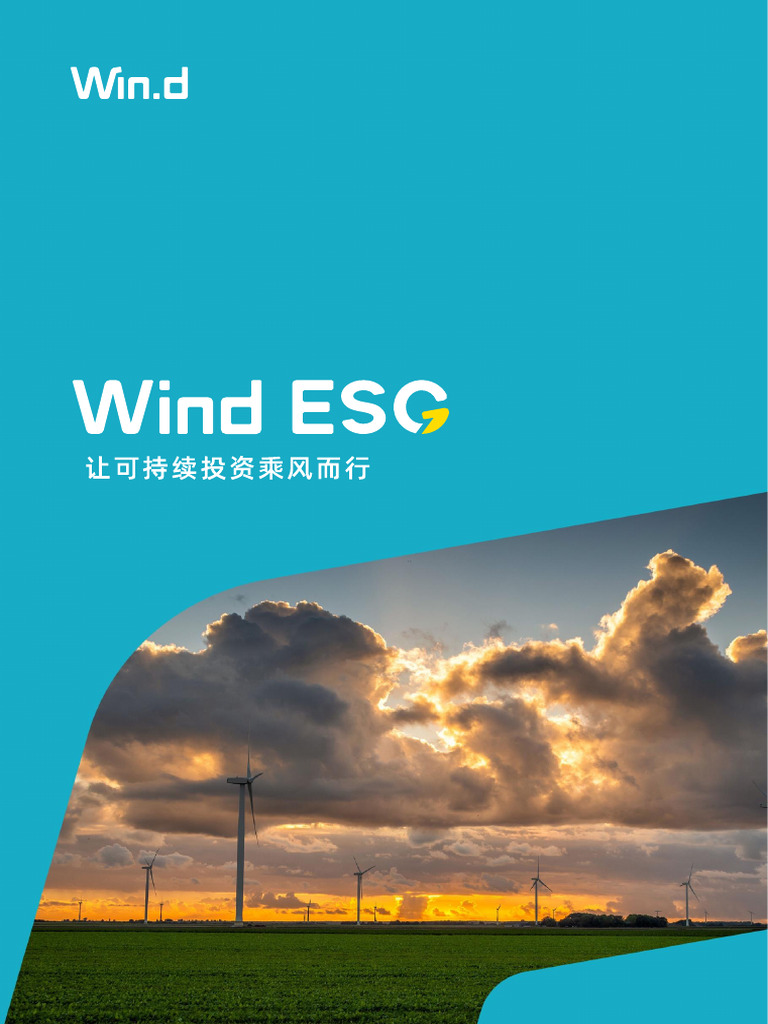 WindESG评级方法论 | PDF