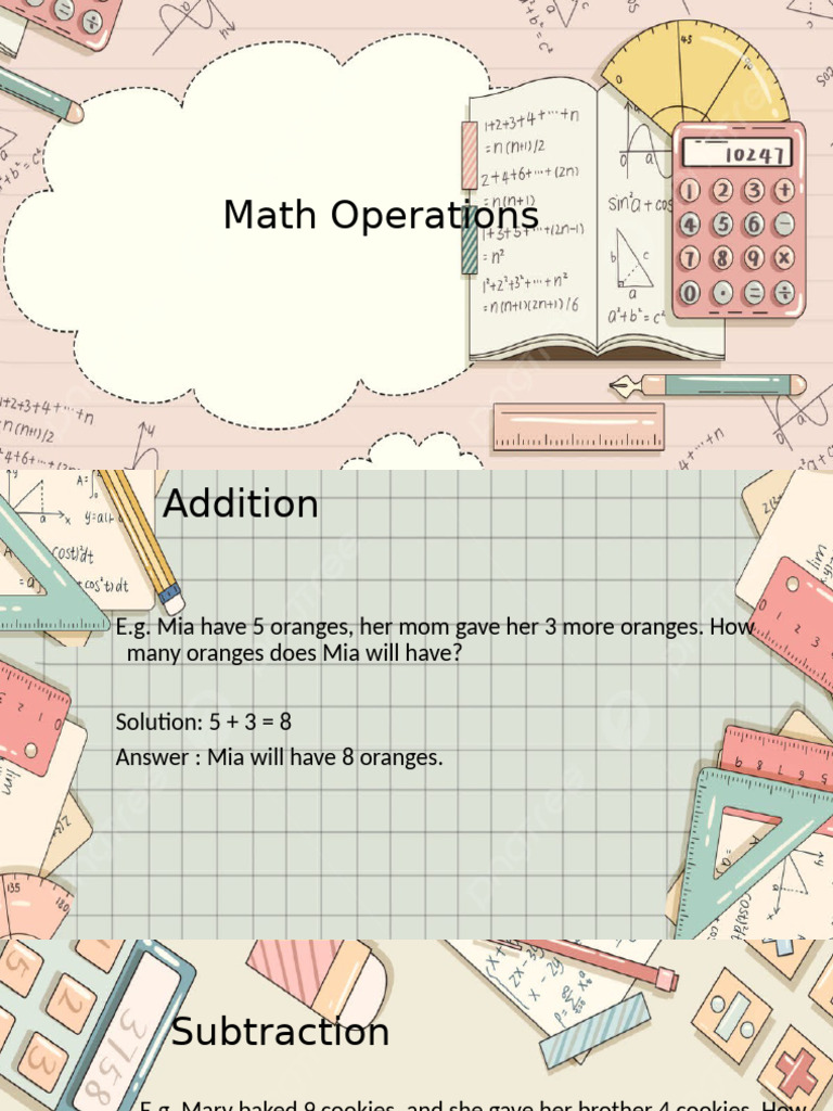 Math Operations | PDF