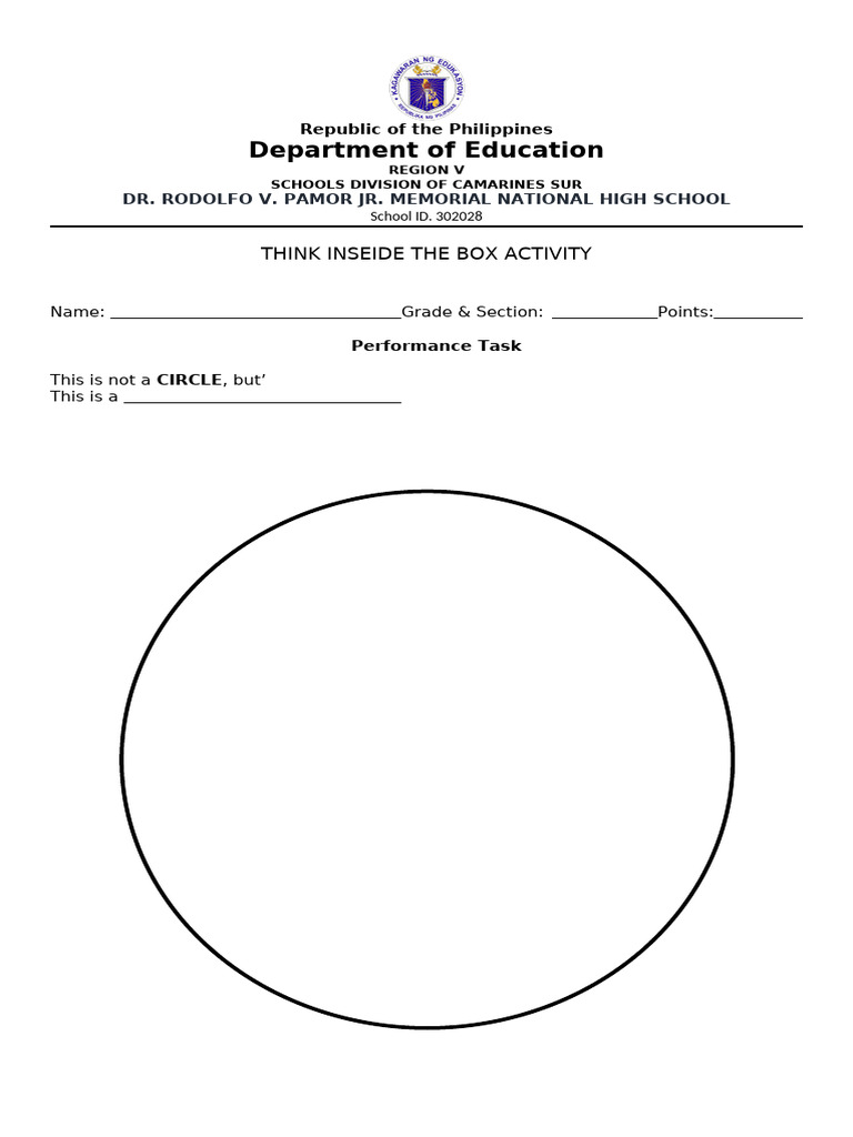 Think Inside the Box Activity Guide | PDF